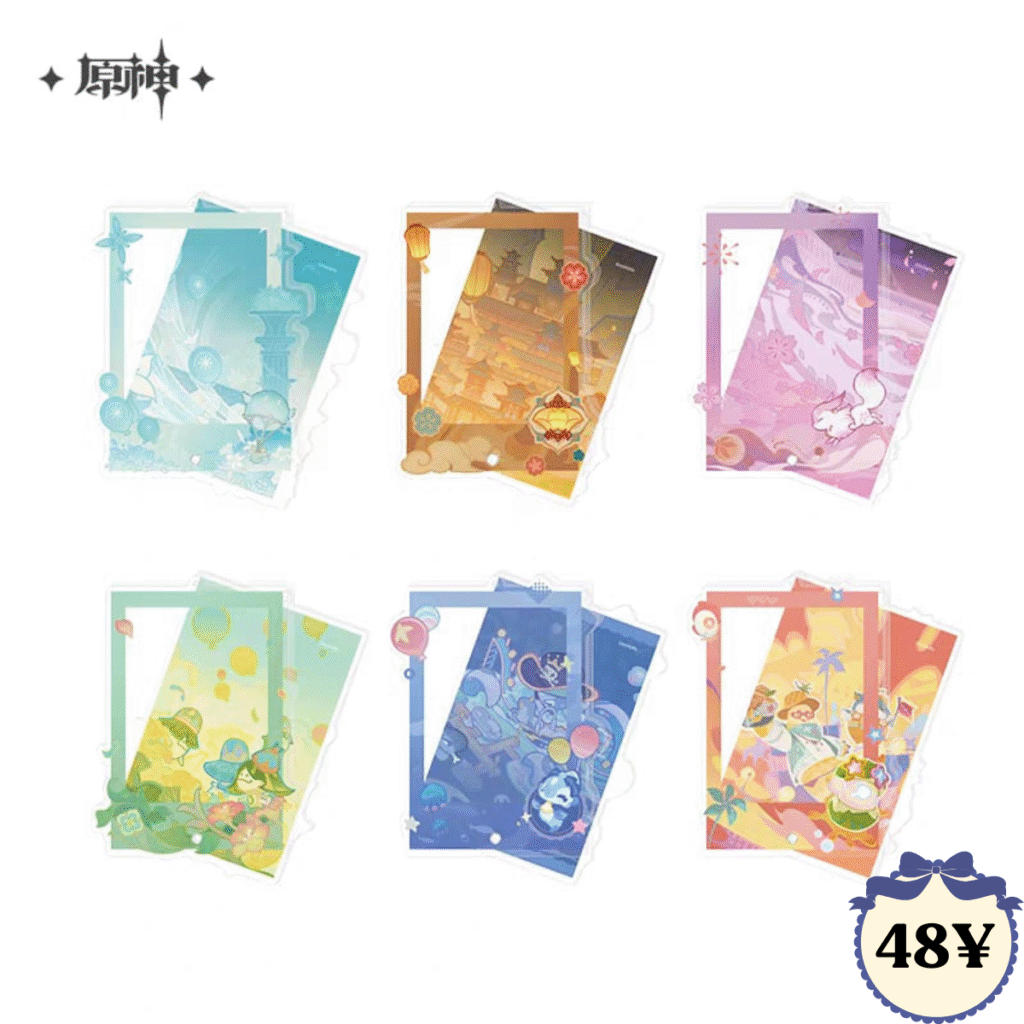 Genshin Impact Theme: Acrylic Valley Frames – Fa Fa Fuwa Shop